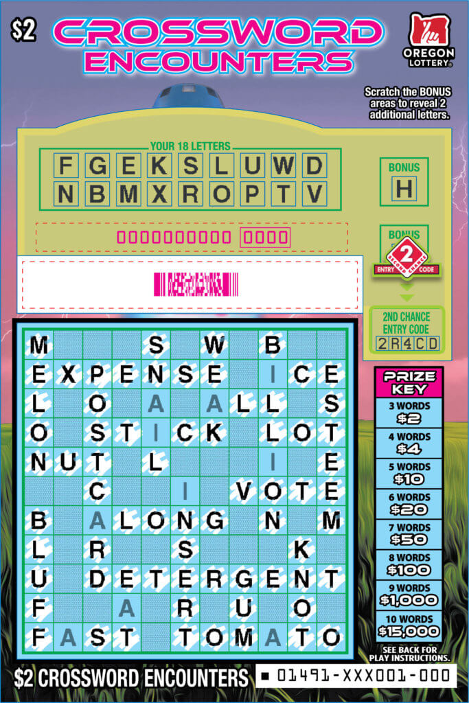 Crossword Encounters – Lottery Scratch Tickets | Oregon Lottery